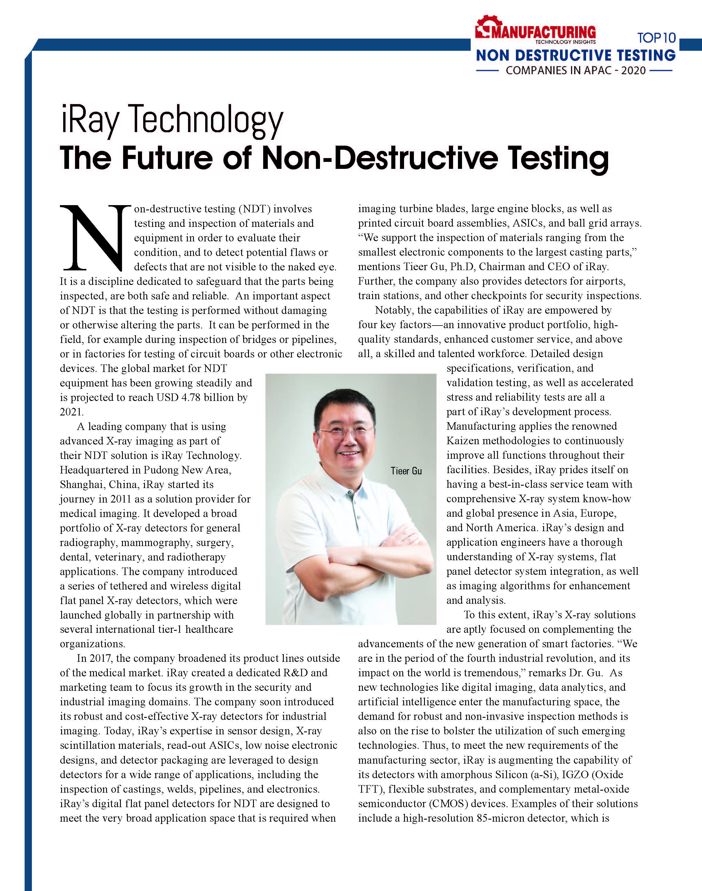IRAY | Global Provider of X-Ray Imaging Component Solutions-News